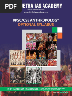 Anthropology Unit Wise & Topic Wise 1995 to 2024 Pyqs | PDF | Kinship | Homo
