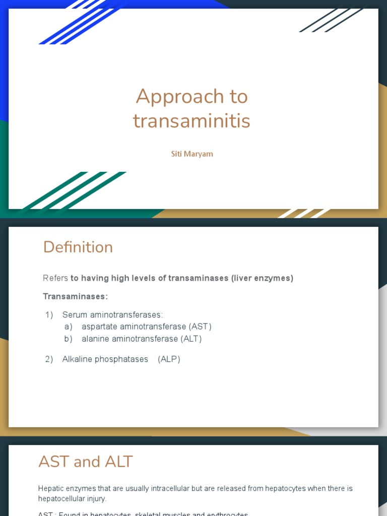 Approach To Transaminitis | Download Free PDF | Liver | Alanine ...