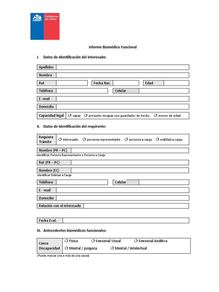 Informe Biomédico Funcional CCD | PDF | Medicina CLINICA