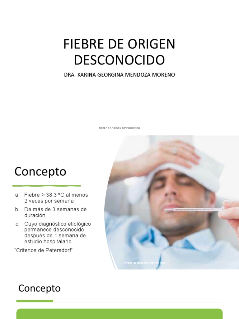 FIEBRE DE ORIGEN DESCONOCIDO | PDF | Estadísticas medicas | Medicina ...