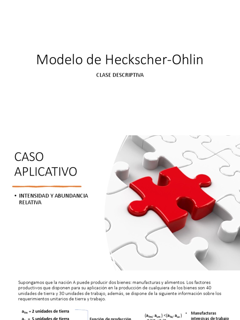 Modelo de Heckscher-Ohlin | PDF | Salario | Ciencias económicas