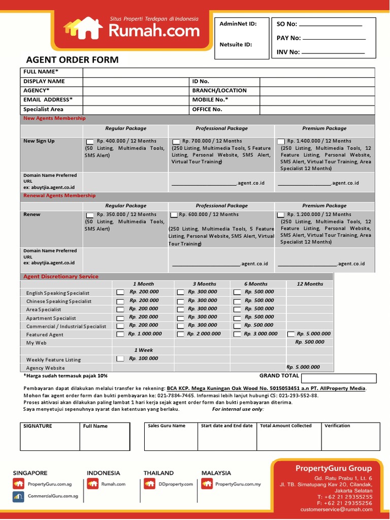 Form Membership | PDF | Service Industries | Telecommunications