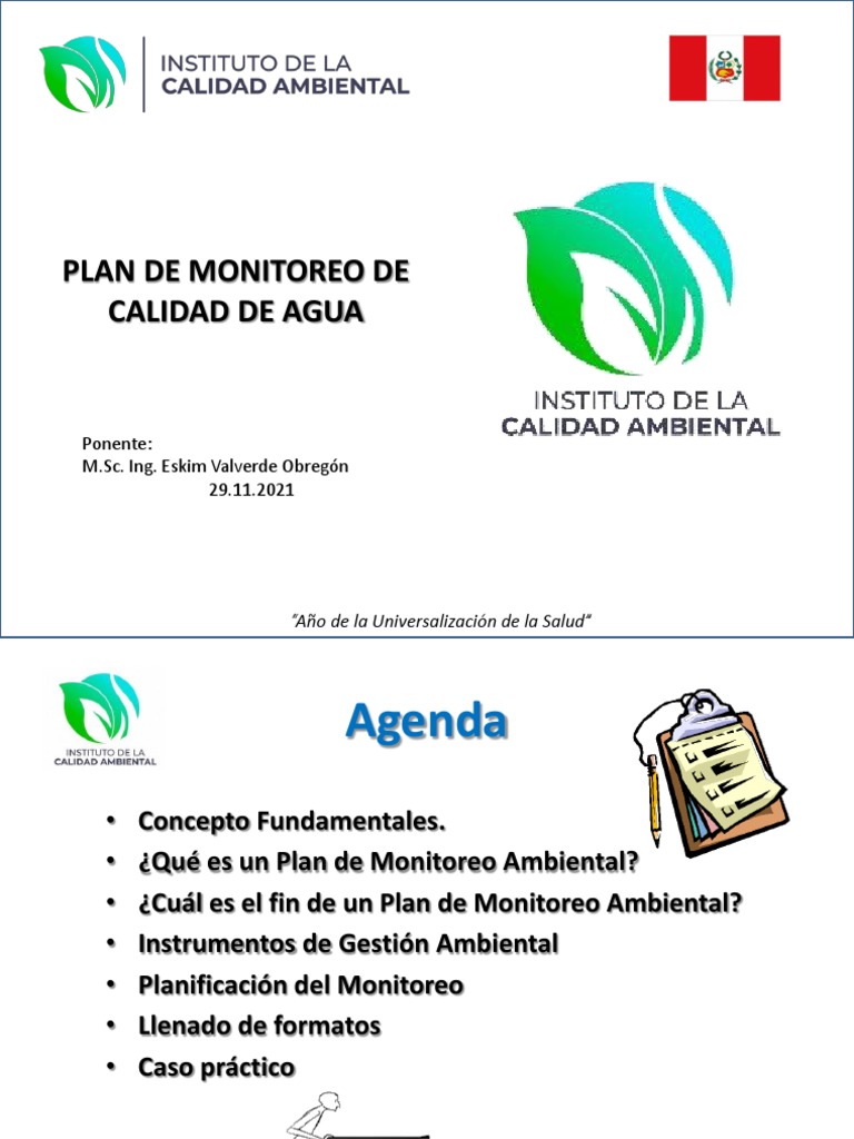 Plan de Monitoreo de Calidad de Agua | Descargar gratis PDF | Planificación | Entorno natural