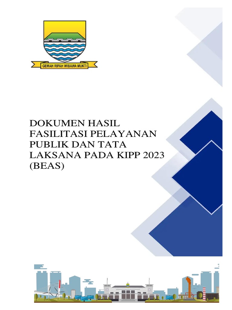Dokumen Hasil Fasilitasi Pelayanan Publik Dan Tata Laksana Kipp (Beas) | PDF