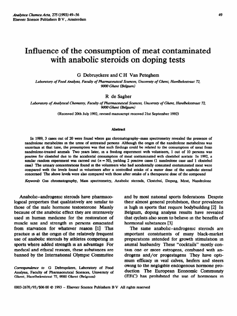 ARTÍCULO | PDF | Meat | Gas Chromatography–Mass Spectrometry