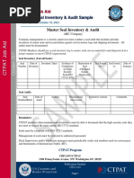CTPAT Job Aid - 17-Point Inspection Checklist Sample - October 2021 ...
