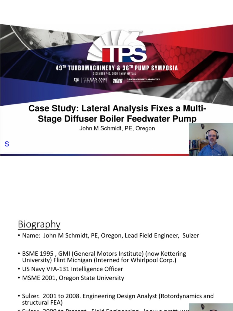 Case Study - Lateral Analysis Fixes MultiStage Boiler Pump | PDF | Pump | Classical Mechanics