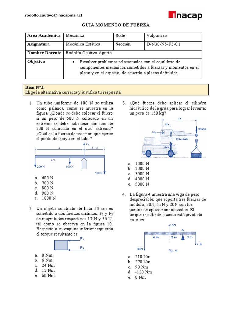 6 - Guía Torque | PDF | Esfuerzo de torsión | Ingeniería mecánica
