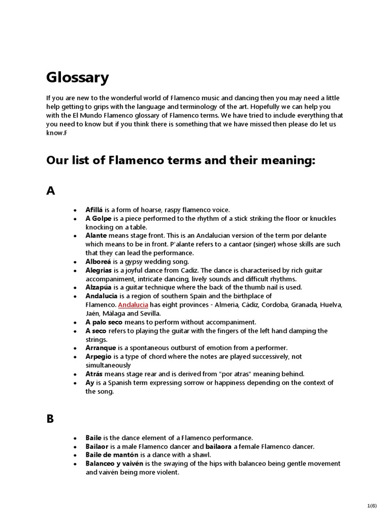 Flamenco | PDF | Spanish Styles Of Music | Southern European Music