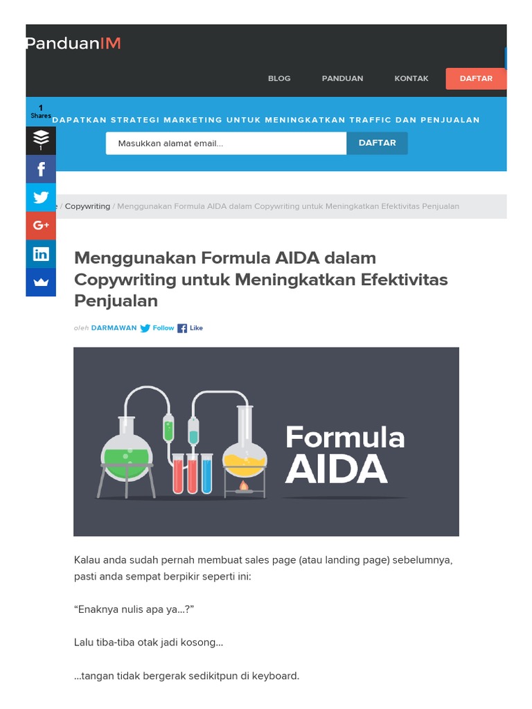 2.menggunakan Formula AIDA Dalam Copywriting Untuk Meningkatkan ...