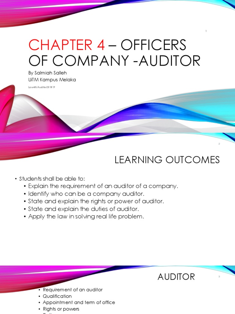 Chapter 4.2 Auditor | PDF | Negligence | Audit