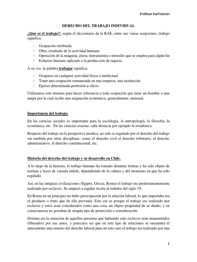 Bases Del Derecho Del Trabajo - Karl Sievers | Descargar gratis PDF ...