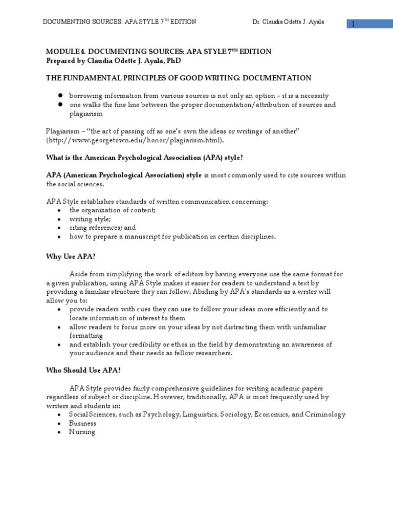 4 APA 7th EDITION | Download Free PDF | Apa Style | Citation