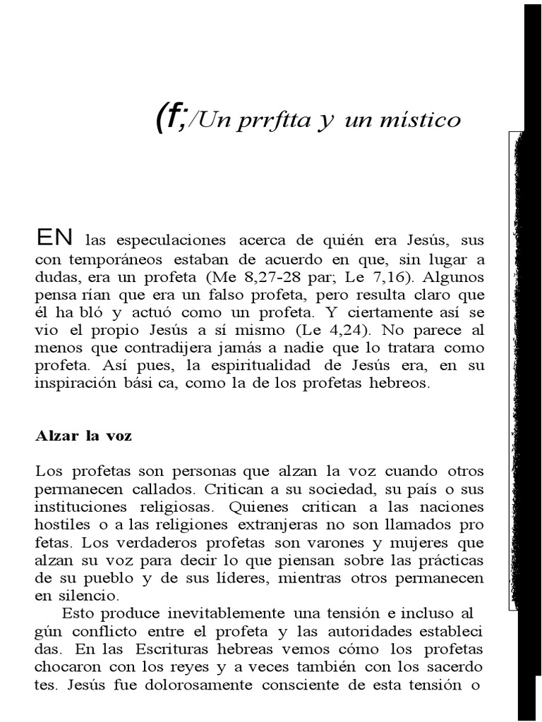 Jesús: Profeta y Mensajero de Dios | PDF | Jesús | Misticismo