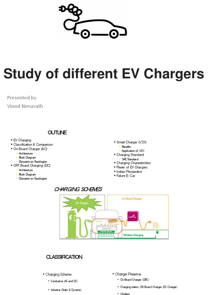 Study of Different EV Chargers | PDF | Electric Vehicle | Battery Charger