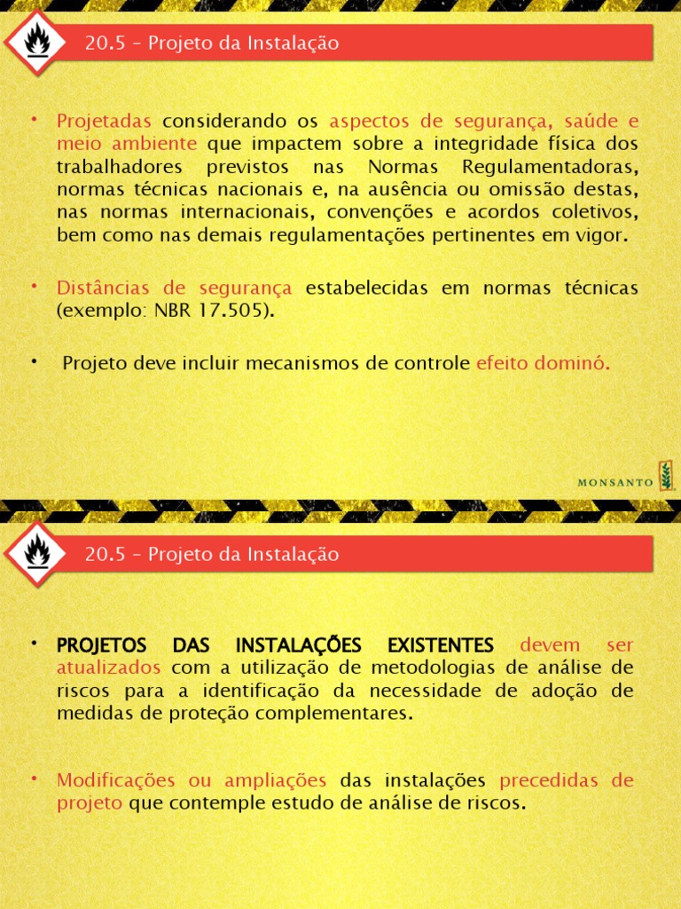 Curso Intermediário Monsanto - Nr20 Parte 3 | PDF