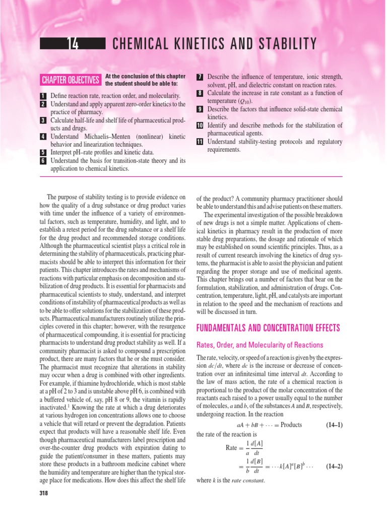 Chemical Kinetics Martin | PDF | Reaction Rate | Chemical Reactions