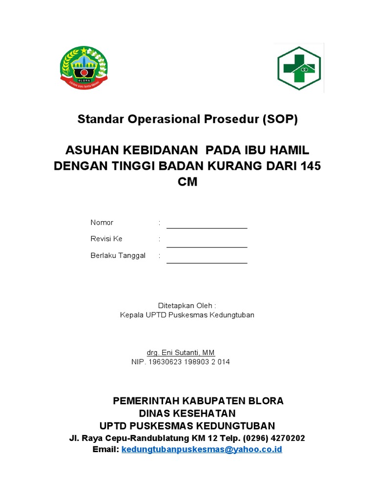 Sop Tinggi Badan KRG Dari 145 (V) P | PDF