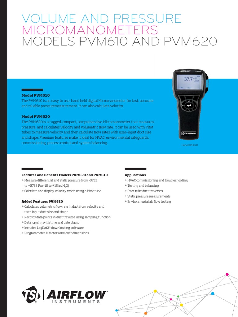 pvm610 620 | PDF | Pressure Measurement | Pressure