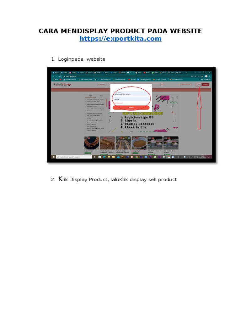 Cara Mendisplay Product Pada Website WWW (PDF - Io) | PDF