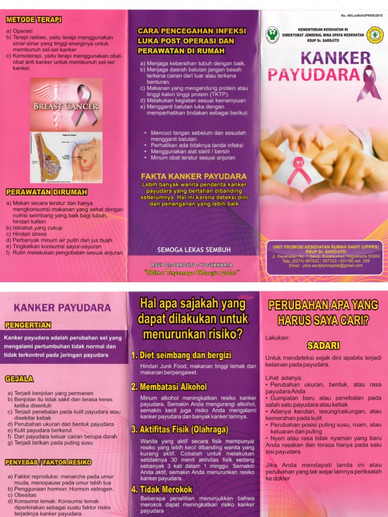 LEAFLET Kanker Payudara | PDF LEAFLET Kanker Payudara | PDF