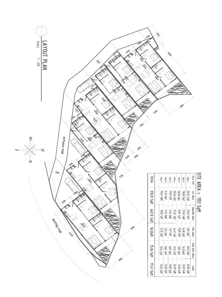 Layout Plan Villa Wabi Sabi | PDF
