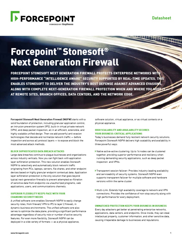 Datasheet Next Gen Firewall en 0 | PDF | Firewall (Computing) | Computer Network