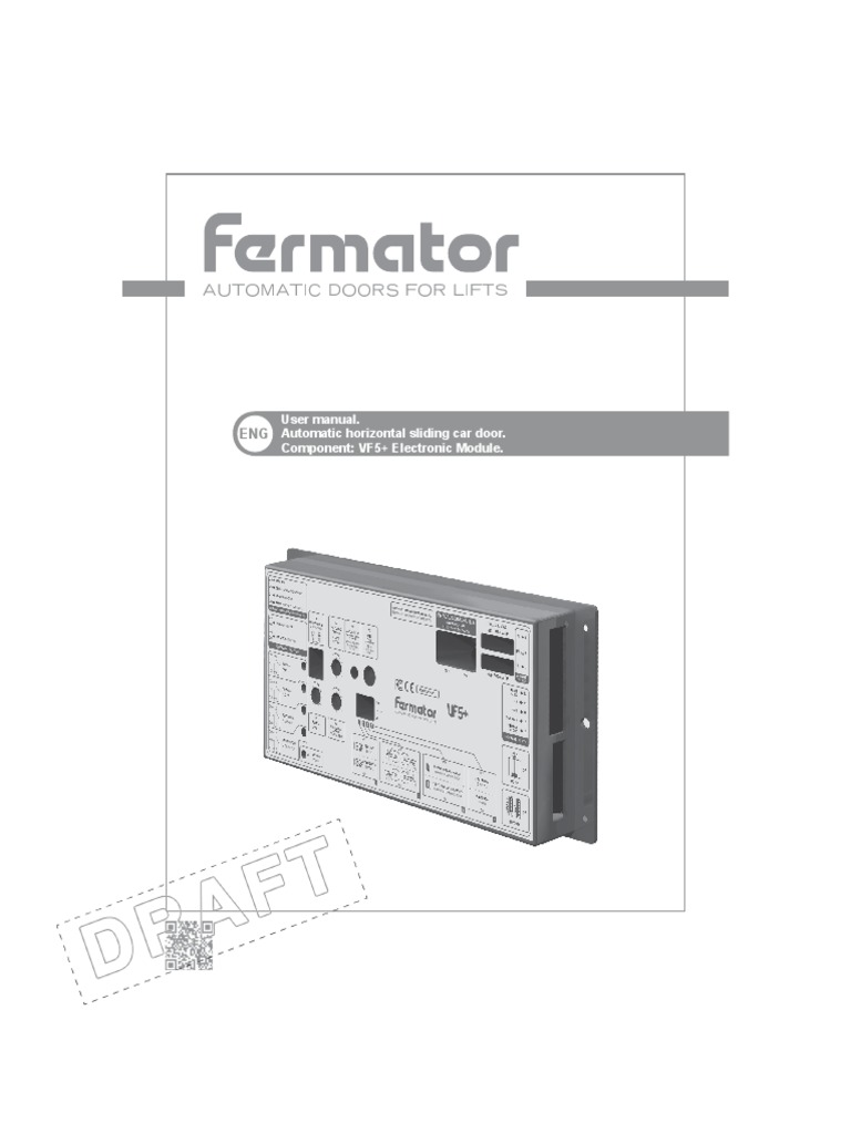 EC023826 en - Fermator VF5P06.2016 | PDF | Electric Motor | Mains ...