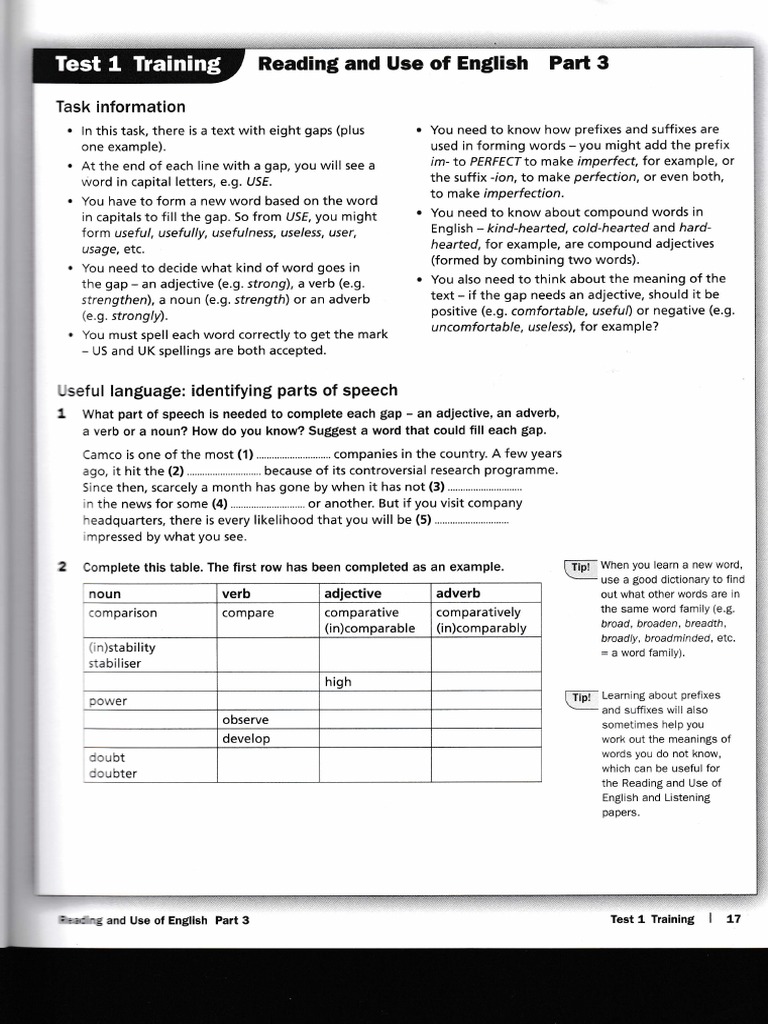 English Test | PDF | Adjective | Part Of Speech