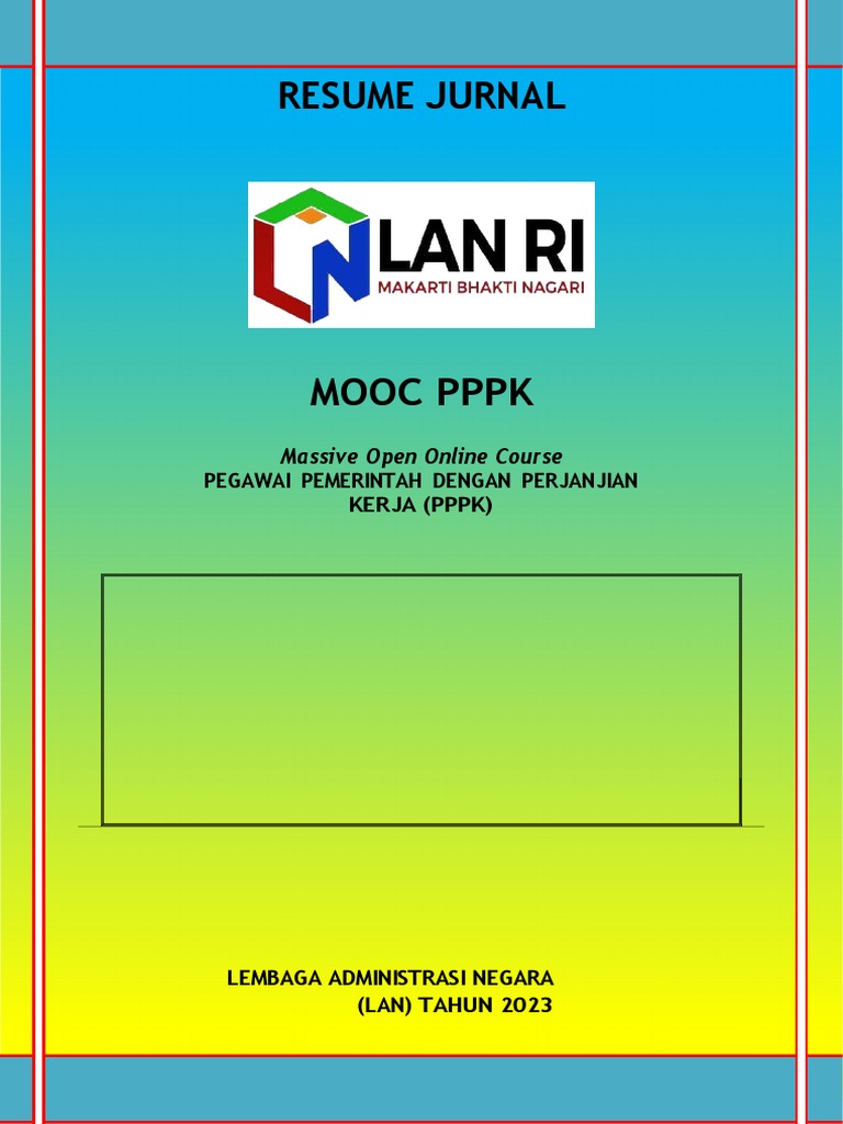 Jurnal MOOC PPPK - Amir Mahmud - Ok. | PDF