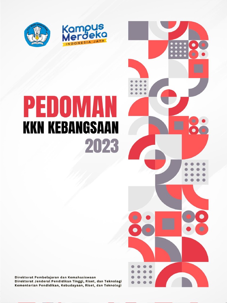 Pedoman KKN Kebangsaan 2023 29032023 1 | PDF | Karier & Perkembangan | Ilmu Sosial