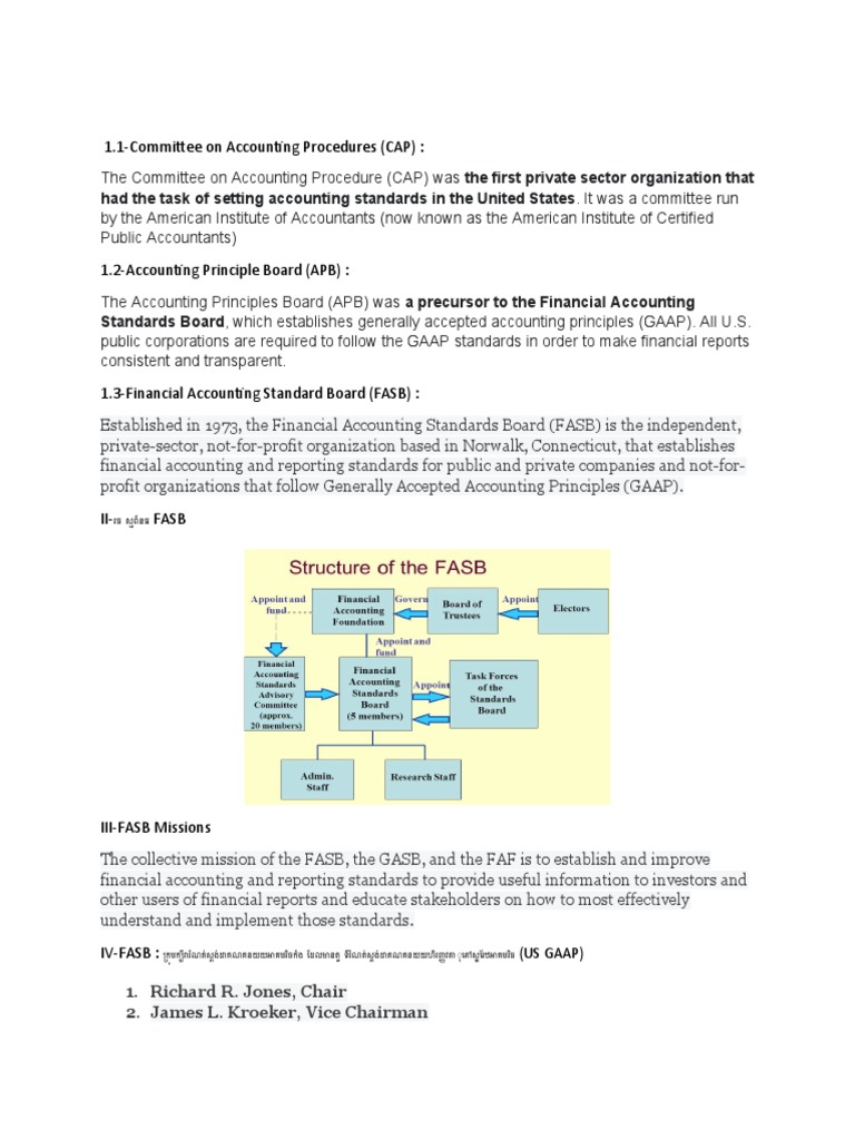 1.1-Committee On Accounting Procedures (CAP) | PDF