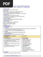Health Lesson Plan | PDF | Lesson Plan | Educational Assessment