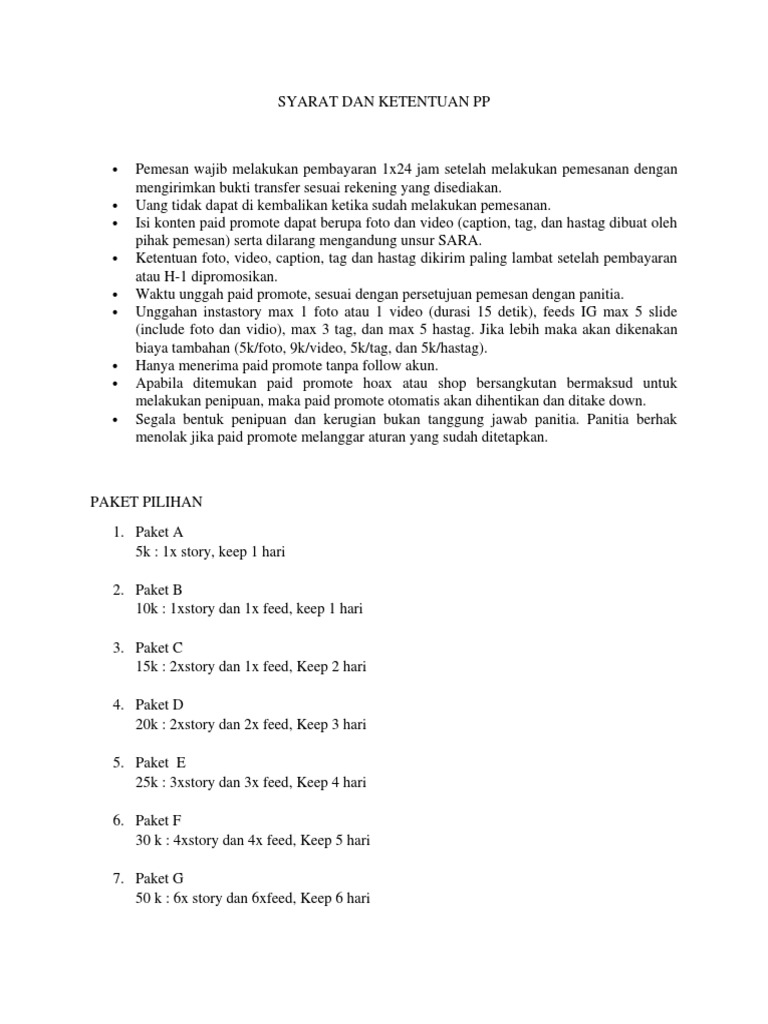 Sop PP Dan Po Baksos DPM 2023 | PDF