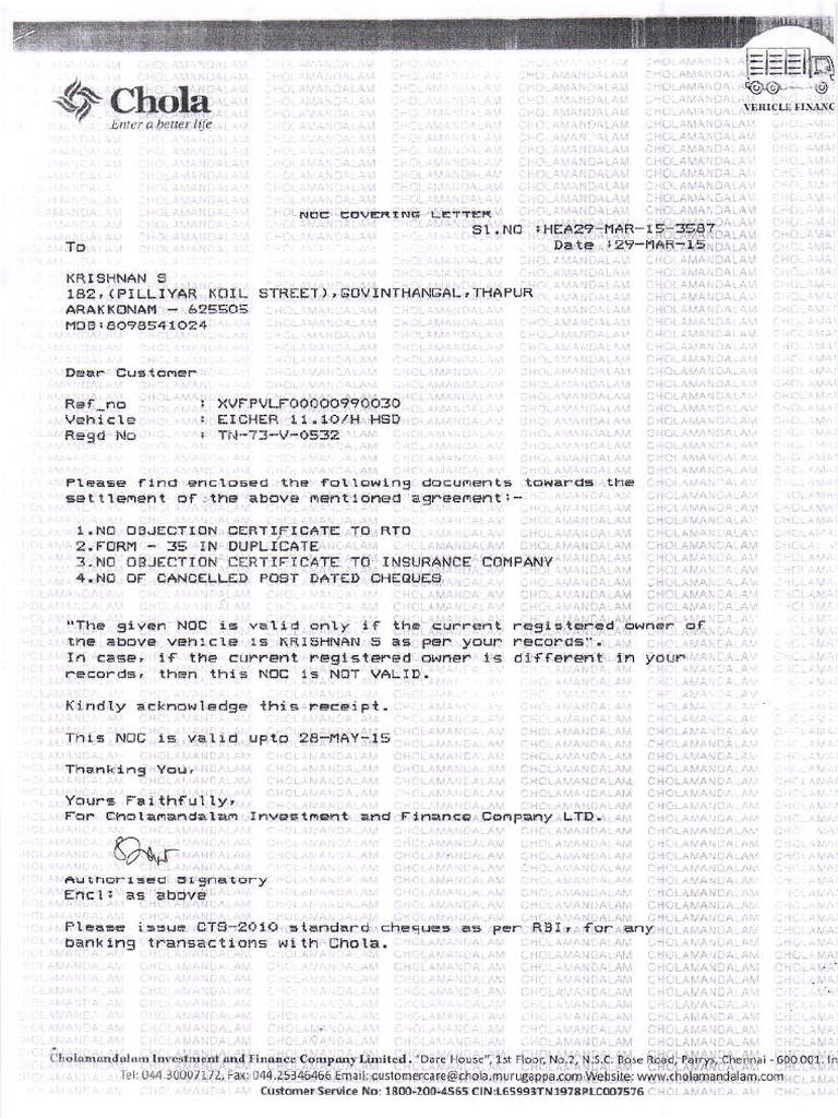 NOC Chola | PDF