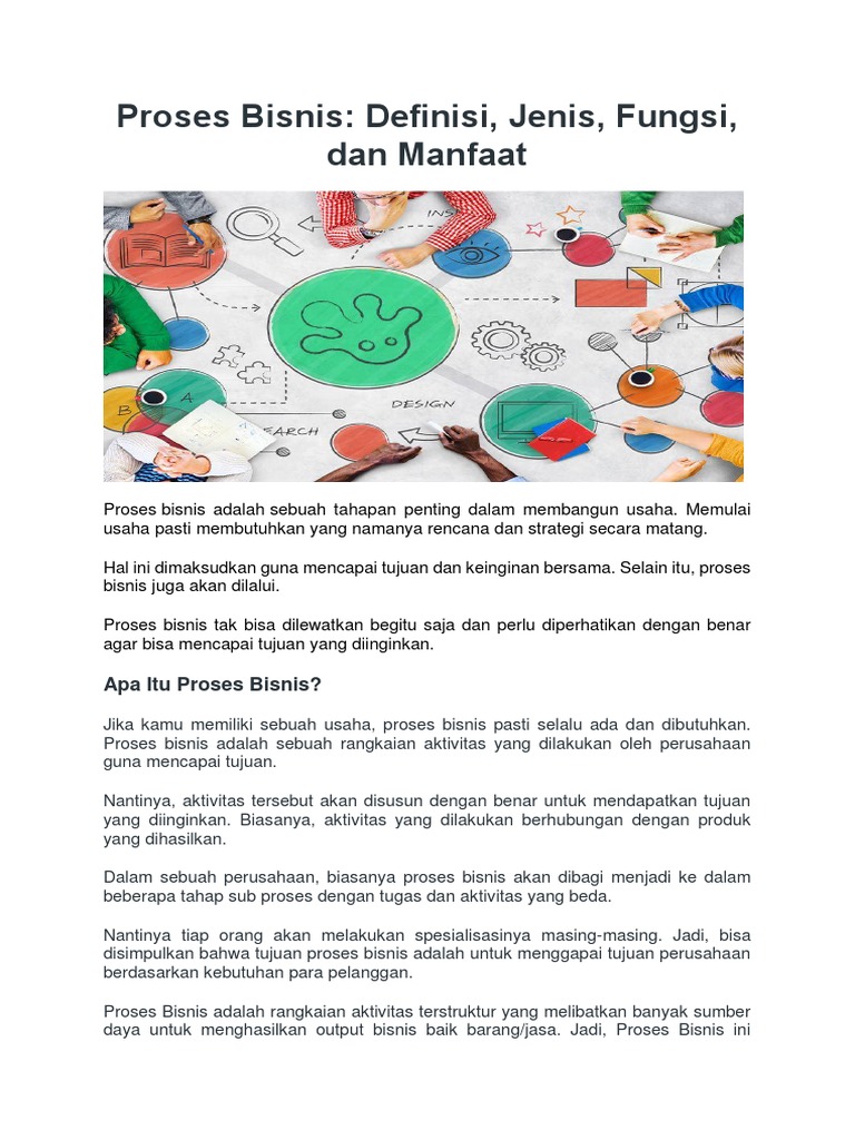 Bahan Bacaan Untuk Peserta Training Advance Leadership PT Hyundai MMI - Modul 8 Business Process ...