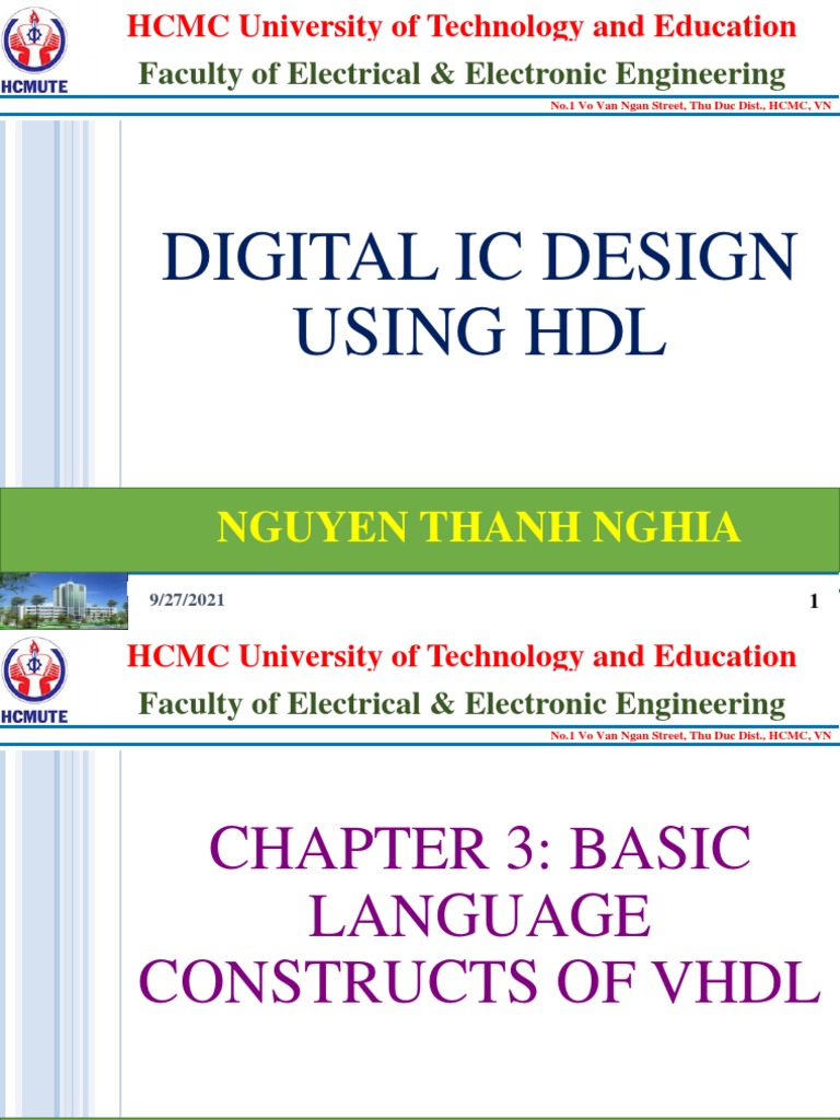 Chapter 3 - Basic Language Construcs of VHDL | PDF | Vhdl | Data Type Chapter 3 - Basic Language Construcs of VHDL | PDF | Vhdl | Data Type