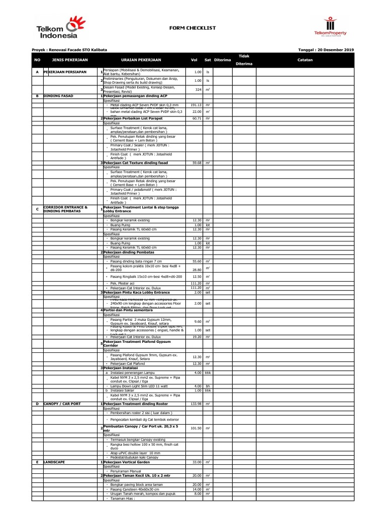 Form Checklist | PDF