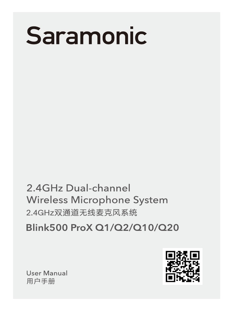 Blink500 ProX Q1 - Q2 - Q10 - Q20 2.4GHz Dual-Channel Wireless ...