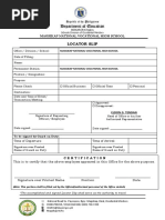 Locator Slip For Deped | PDF