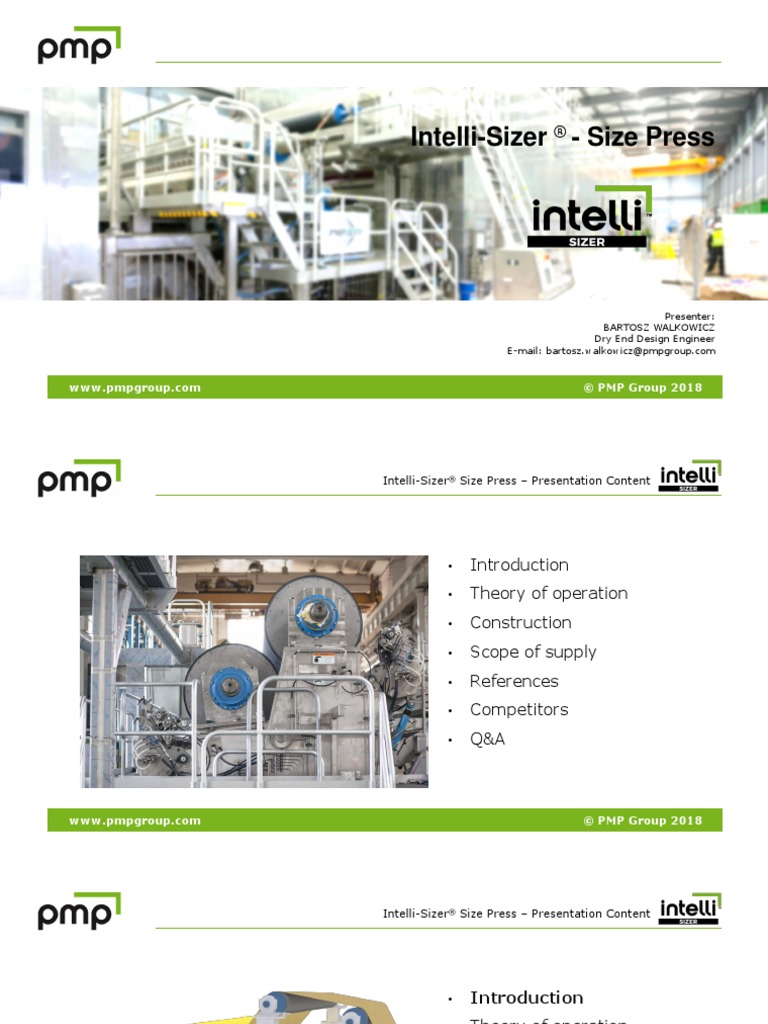 PMP Intelli-Sizer Size Press | PDF | Materials | Physical Sciences