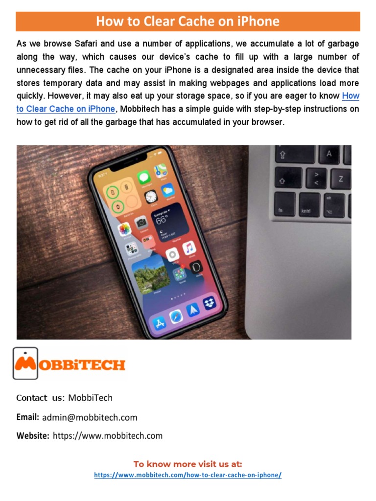 How To Clear Cache On Iphone | PDF | Computers