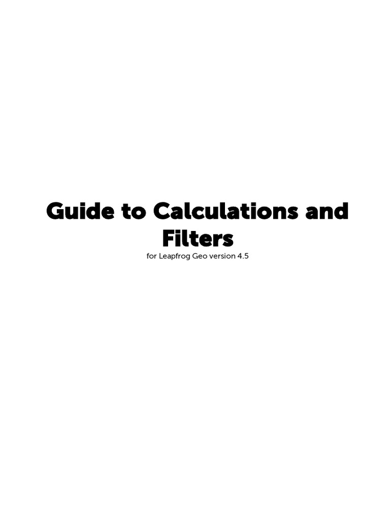 Calculations Guide | PDF | Numbers | Logarithm