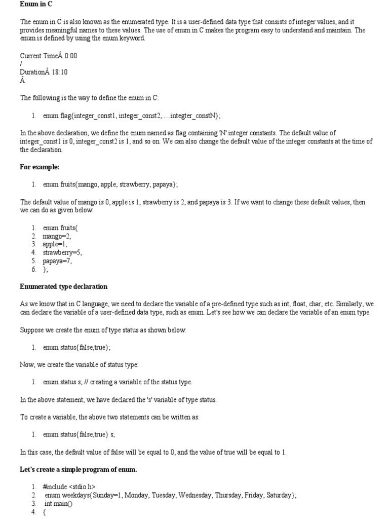 Enum | PDF | Computing | Software Engineering