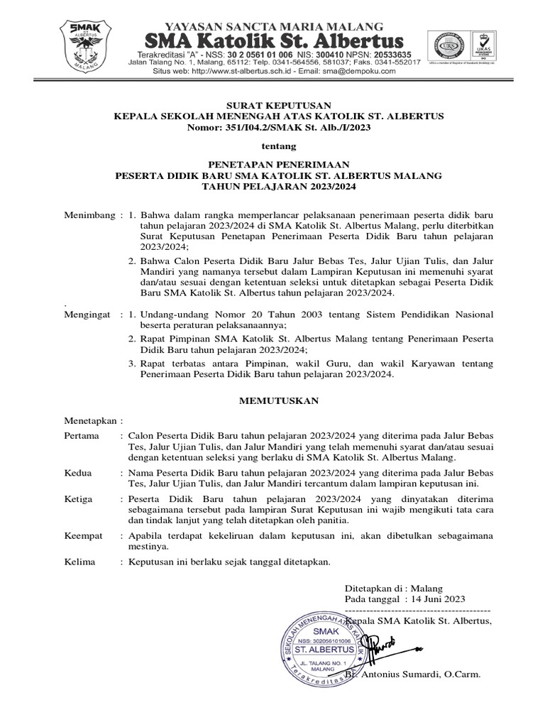 SK-Penerimaan-PPDB-2023_2024 | PDF