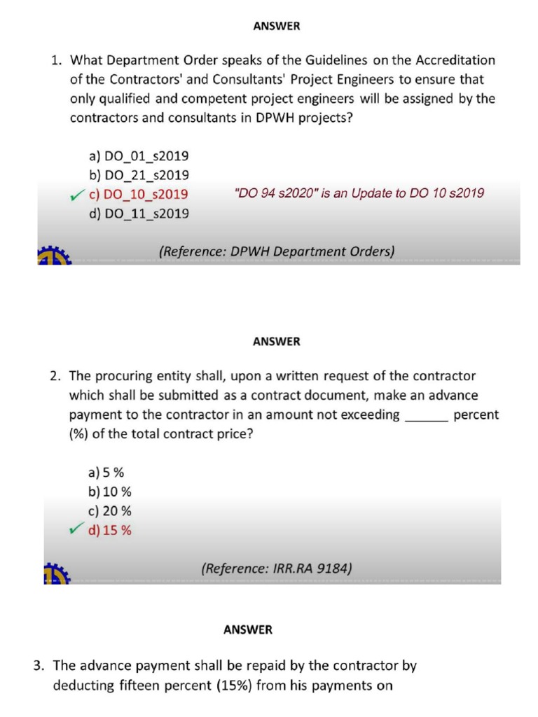 Project Engineer Reviewer 1 | PDF