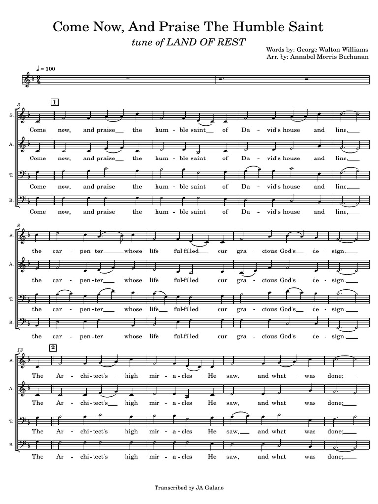 Humble Saint Praise Hymn | PDF | God | Conceptions Of God
