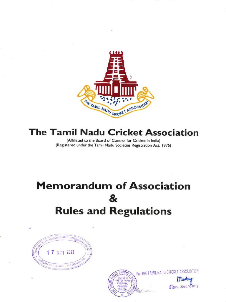 Tnca Moa Letest 2022 | PDF