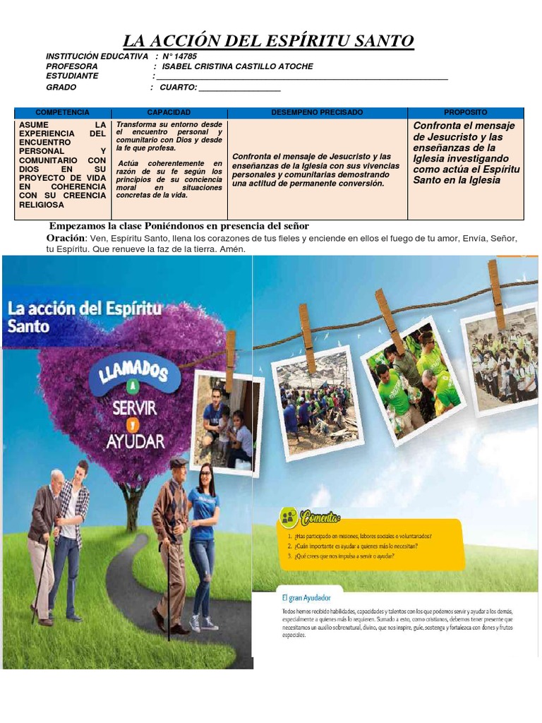 Acción del Espíritu Santo en la Vida | PDF