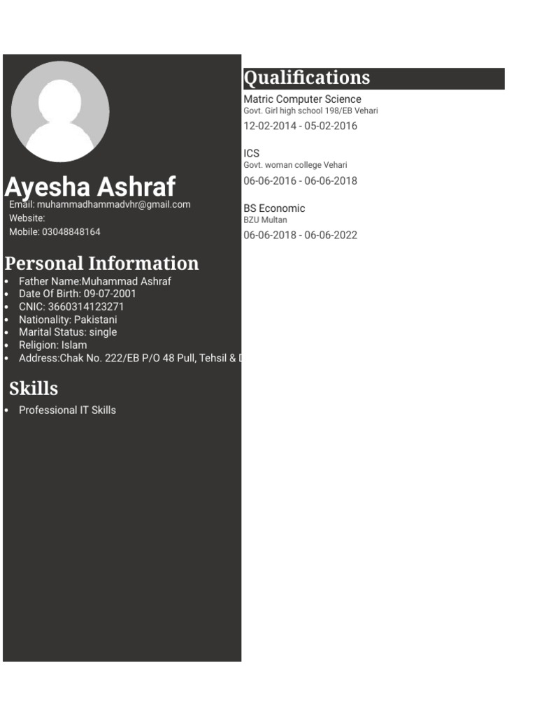 Ayesha Ashraf t | PDF Ayesha Ashraf t | PDF